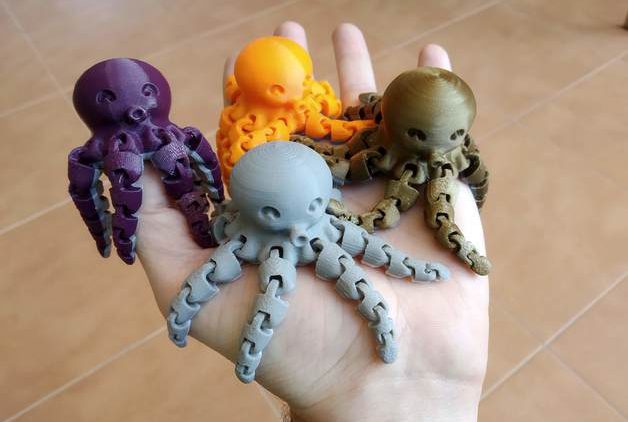 3d printed octopus 3DRIFIC